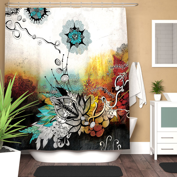 Langley Street Eccles Single Shower Curtain And Reviews Wayfair
